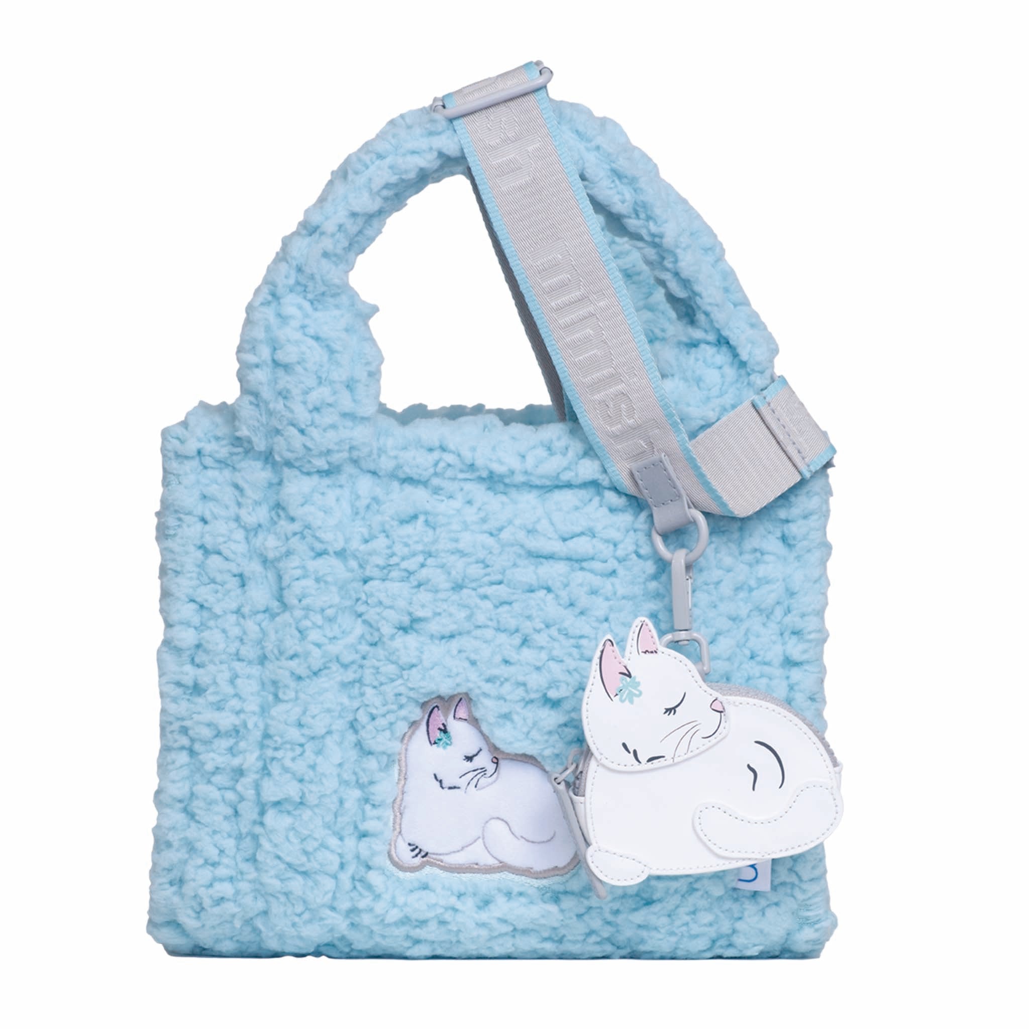 Sherpa Tote + Coin Purse – Sweet Cats – mimish, inc.
